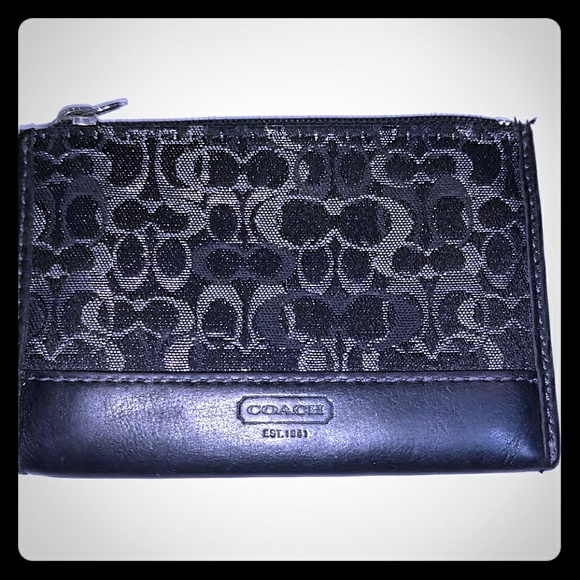 Coach | Bags | Coach Signature Key Pouch Wallet | Poshmark